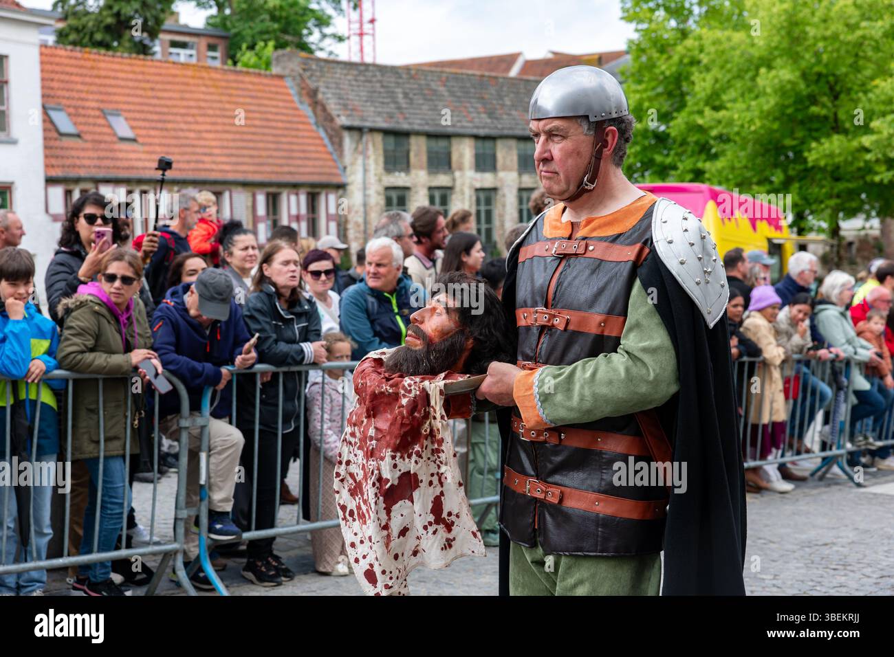 this picture shows the Holy Blood Procession (Heilige Bloedprocessie ...