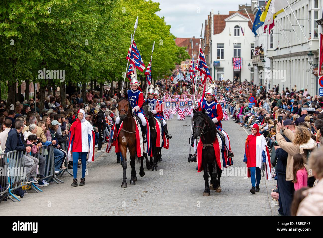this picture shows the Holy Blood Procession (Heilige Bloedprocessie ...