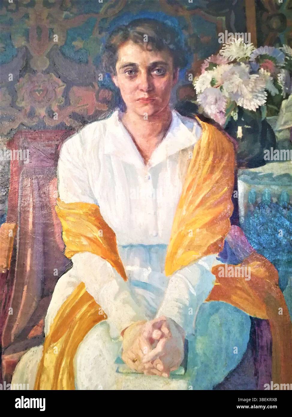 'Helena z Brosiów Jakubikowa' is a portrait by Boleslaw Barbacki ...