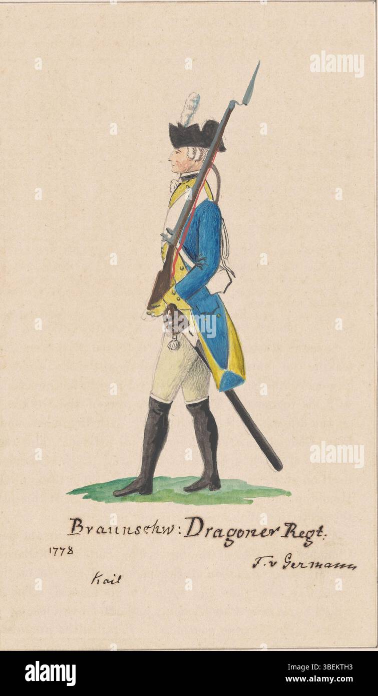 Brunswick dragoon regiment hi-res stock photography and images - Alamy