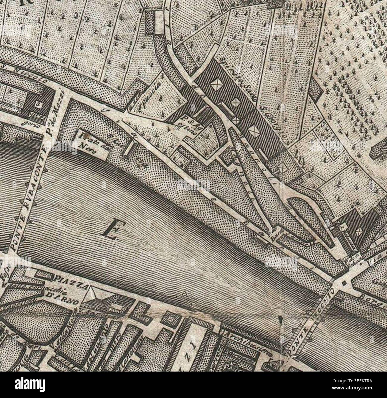 This 1847 pocket map of Florence, Italy by Giuseppe Molini is based on ...