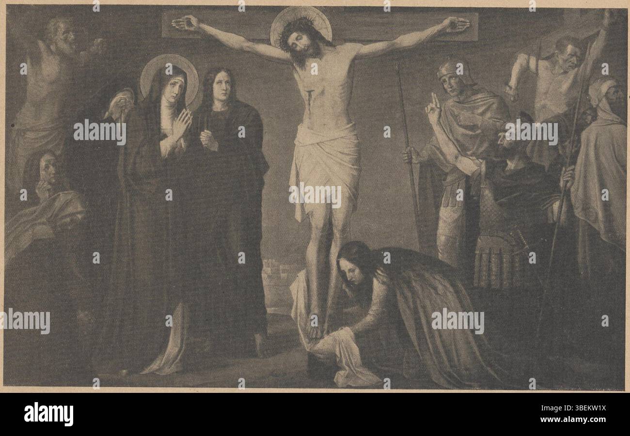 The *Crucifixion* illustration by Albin and Paul Windhausen, featured ...