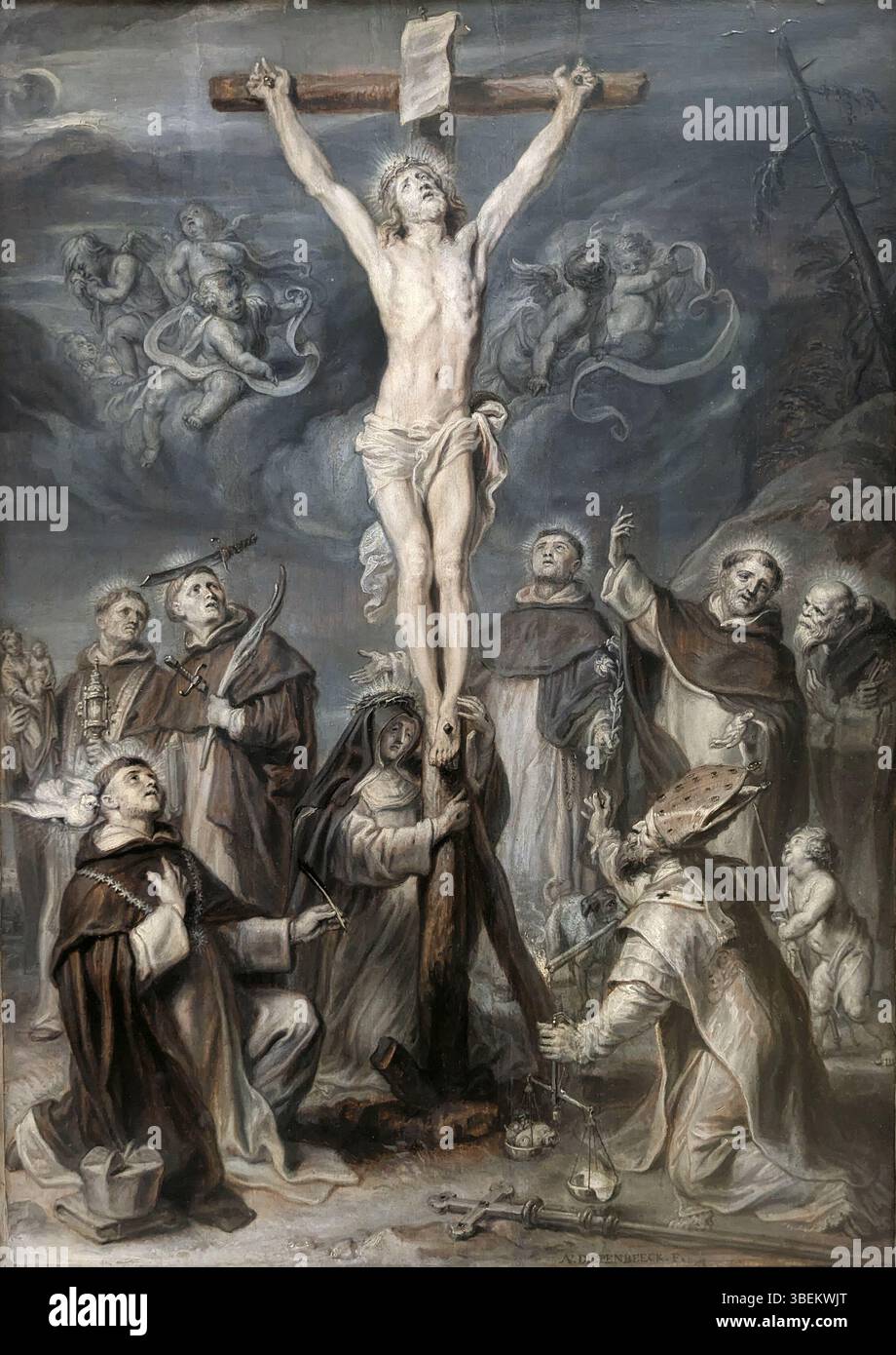 Abraham van Diepenbeeck's 1652 painting depicts the Crucifixion of ...