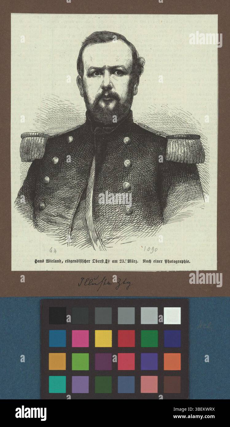 This reproduction of a copper engraving, produced between 1800 and 1899 ...