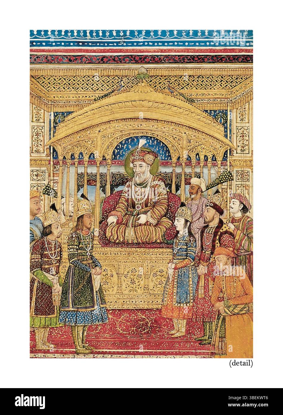 This 1853-1854 painting of Mughal Emperor Akbar Shah II, from the ...