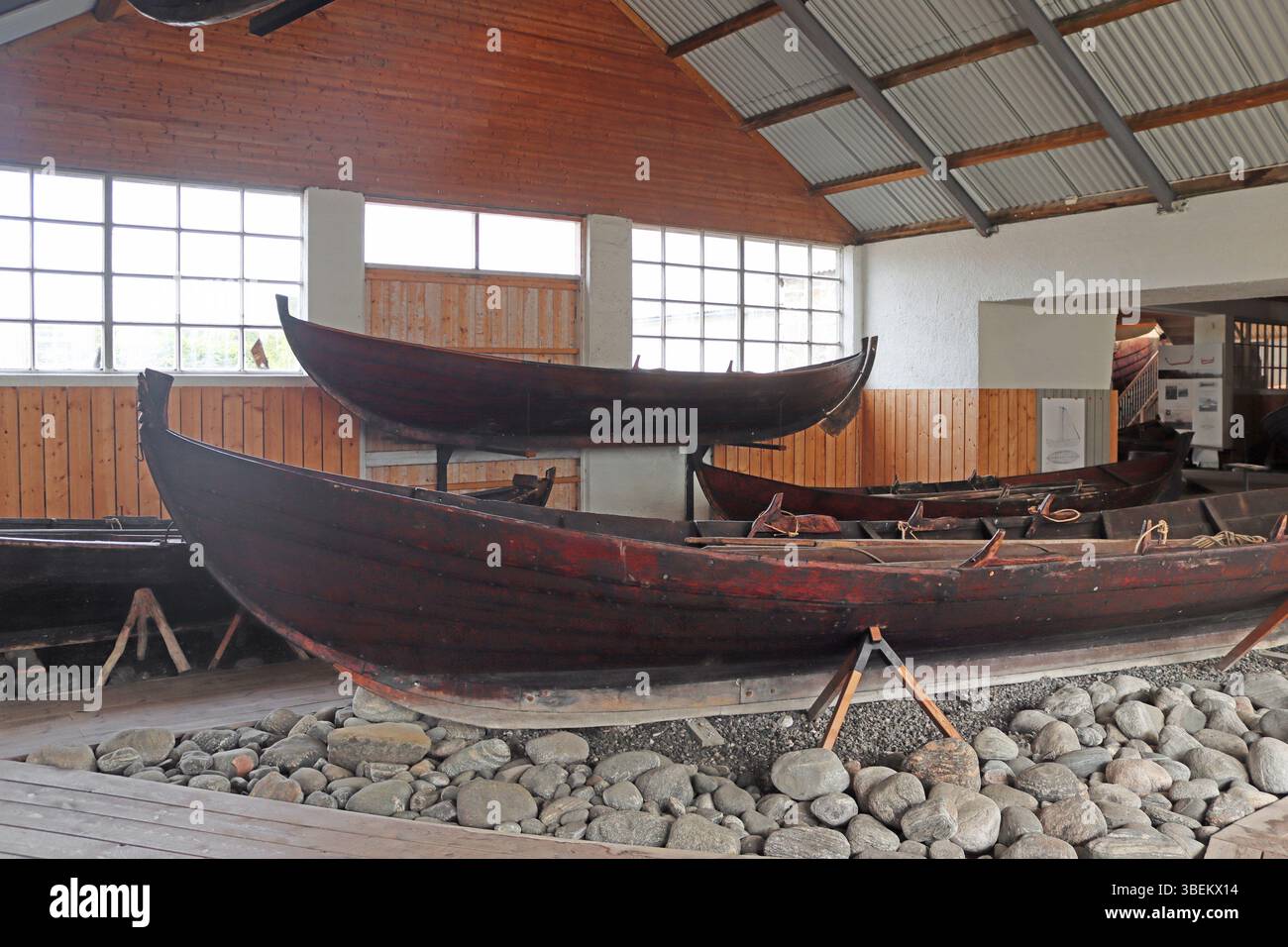 Alesund, Norway - August 01, 2024: Old boats in Sunnmore Museum ...