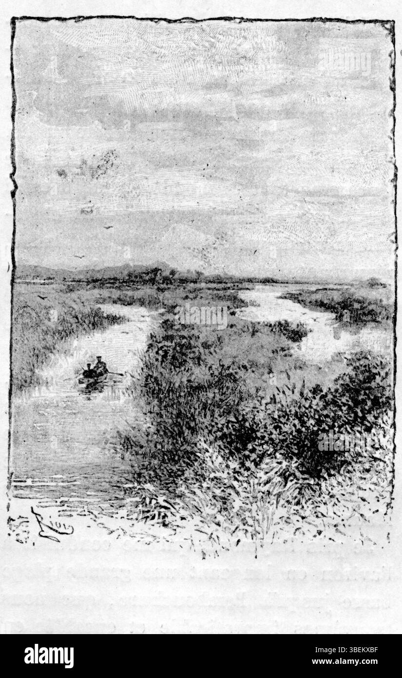 This illustration by Édouard Riou accompanies Guy de Maupassant's 'Sur ...