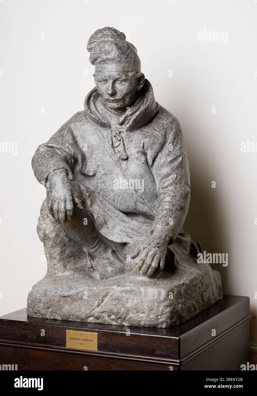 Christian Eriksson's 1907 painting 'Sámi' (historically titled 'Lappen ...
