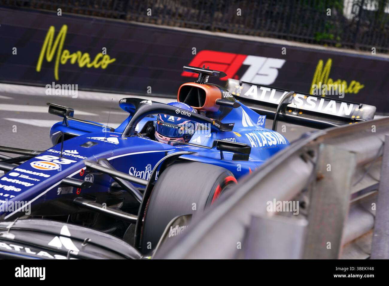 Montecarlo, Monaco. 29/22/2025. Alexander Albon of Thailand driving the ...