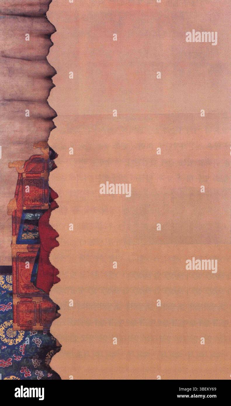 This painting depicts an unknown king from the Joseon Dynasty of Korea ...