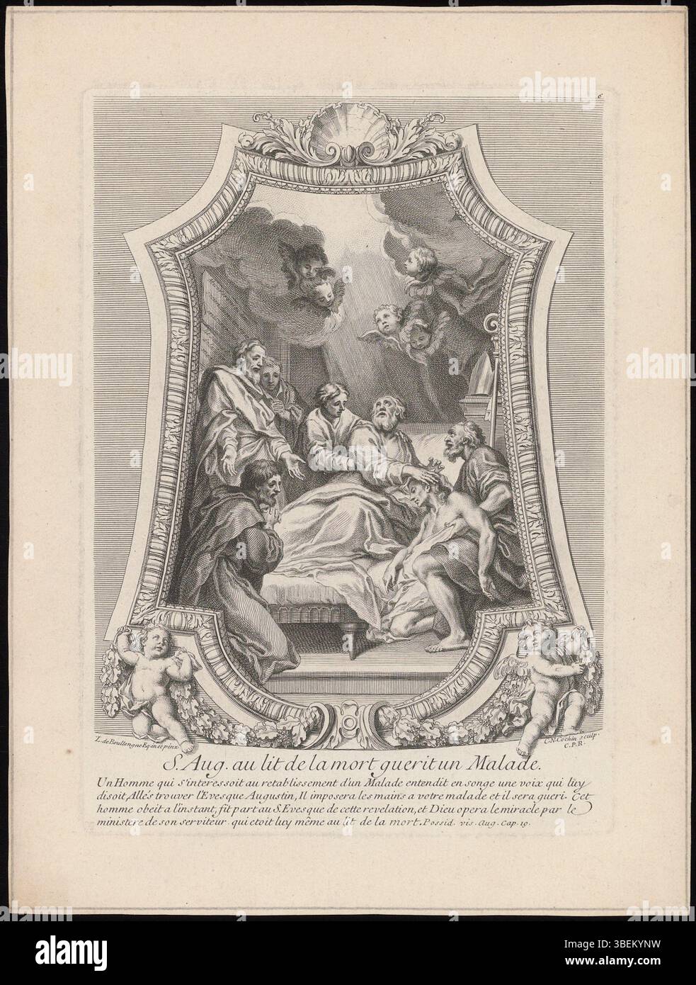 This 18th-century engraving by Charles Nicolas Cochin depicts a ...
