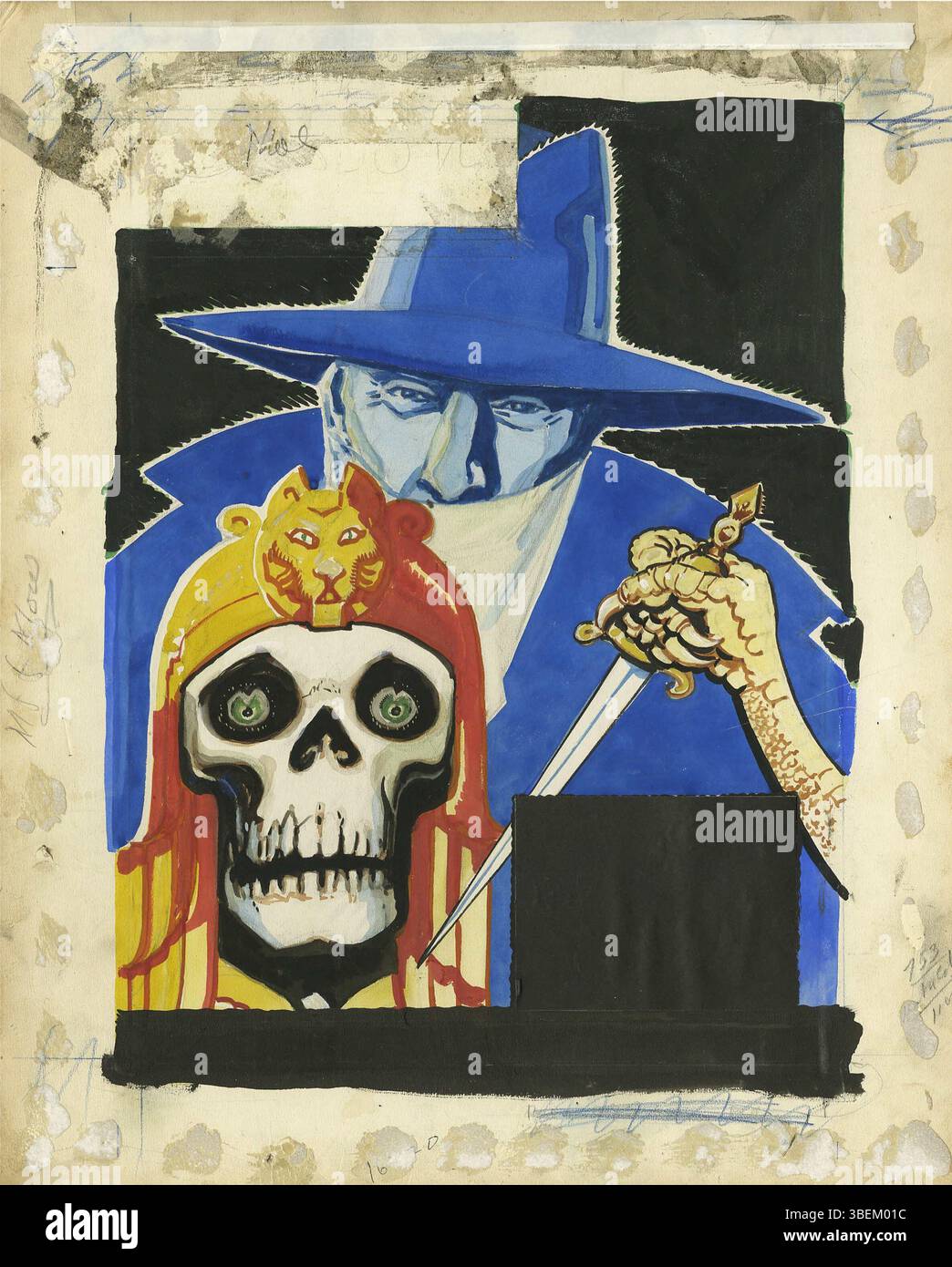 This original pulp cover artwork by Charles Coll, created in May 1946 ...