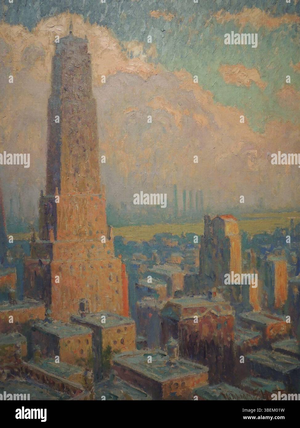 'The Ritz Tower' in New York is an oil painting by William S. Horton ...