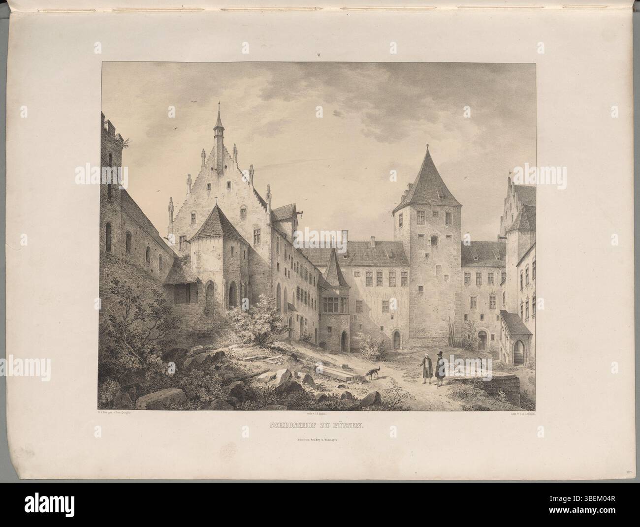 In this illustration from *Sammlung malerischer Burgen* (1846), D ...