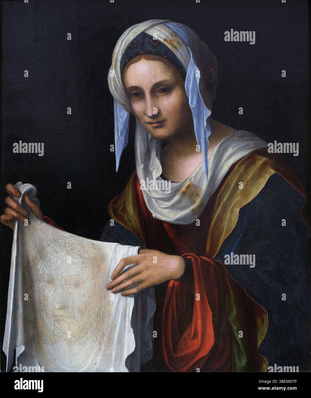 'Sainte Véronique' by Lorenzo Costa, circa 1508, depicts the moment ...