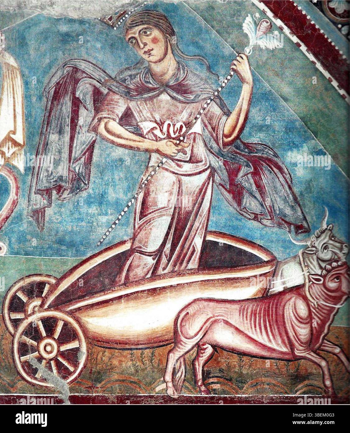 This fresco, depicting Luna (the moon goddess) on a chariot drawn by ...