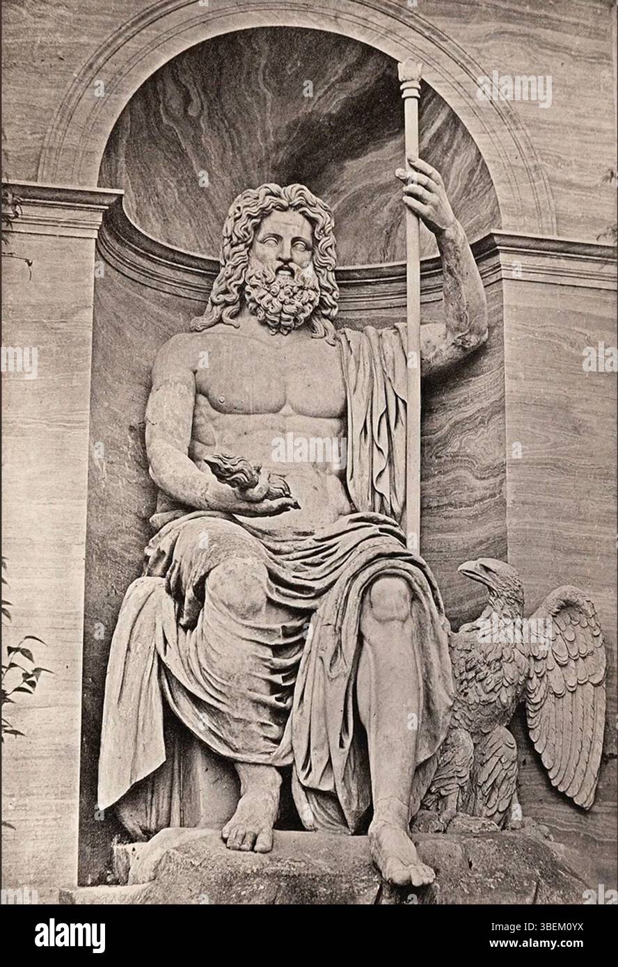 A photograph of the Statue of Jupiter from the Campana Museum, dating ...