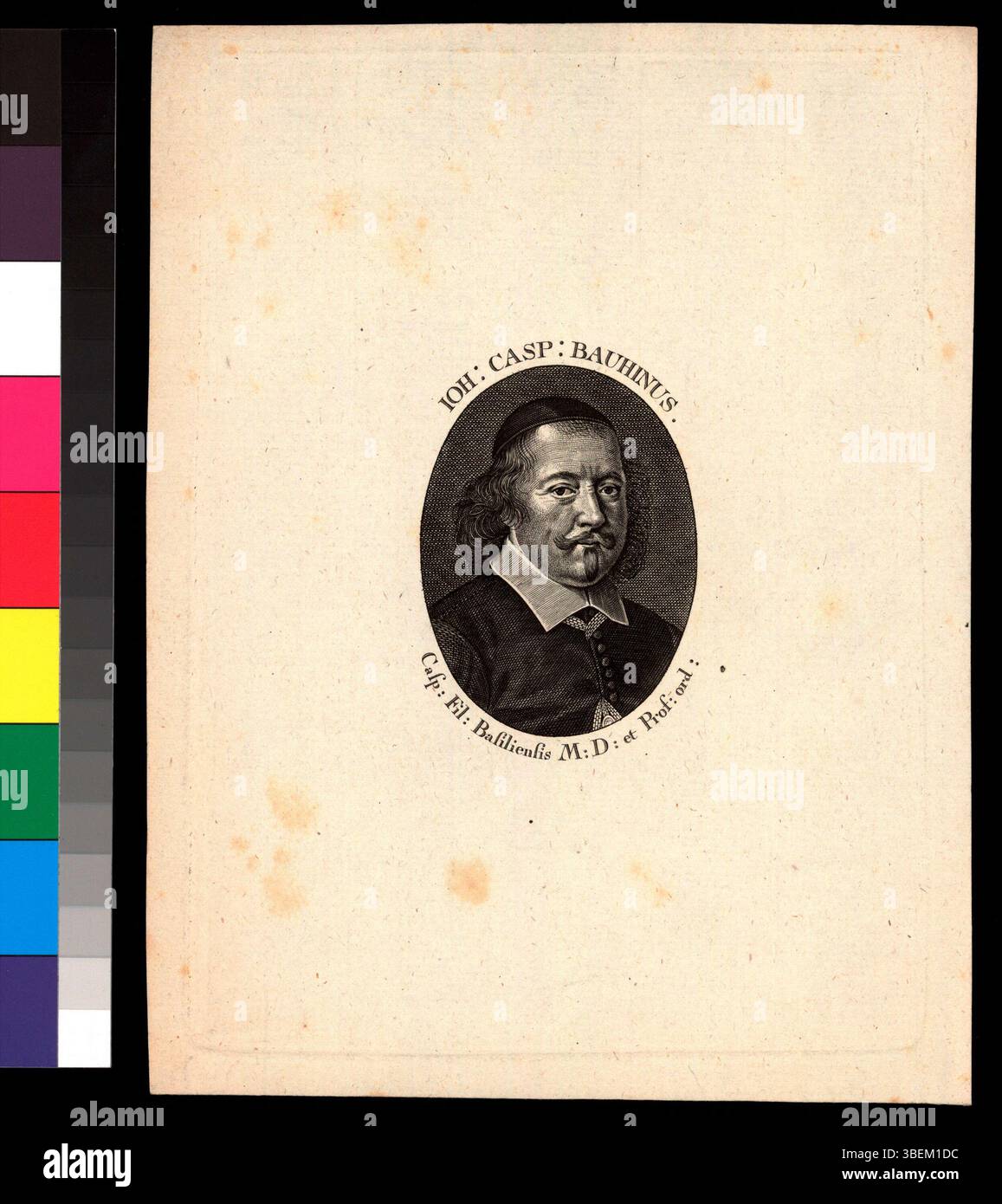 This copper engraving from between 1800 and 1850 depicts Johann Caspar ...