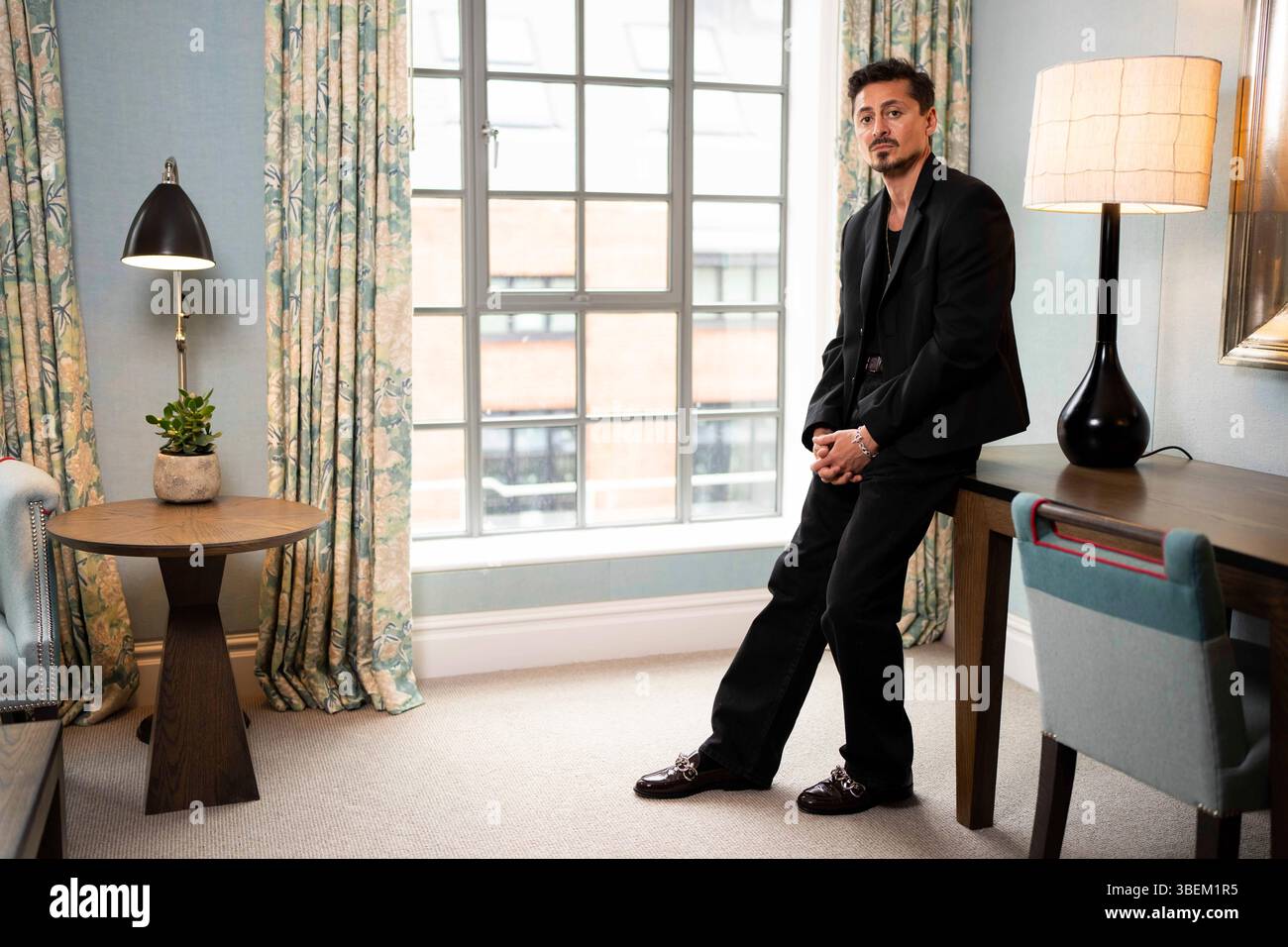 Alexej Manvelov poses for portrait photographs to promote the ...