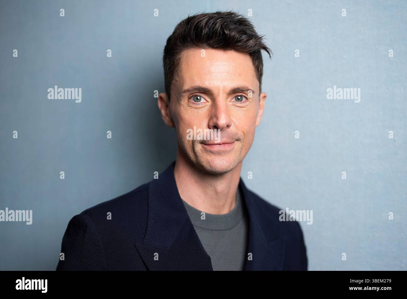 Matthew Goode poses for portrait photographs to promote the television ...