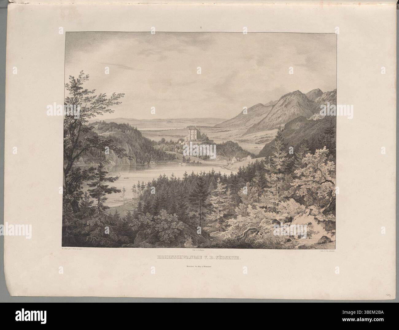 This illustration from *Sammlung malerischer Burgen* (1846) by D ...