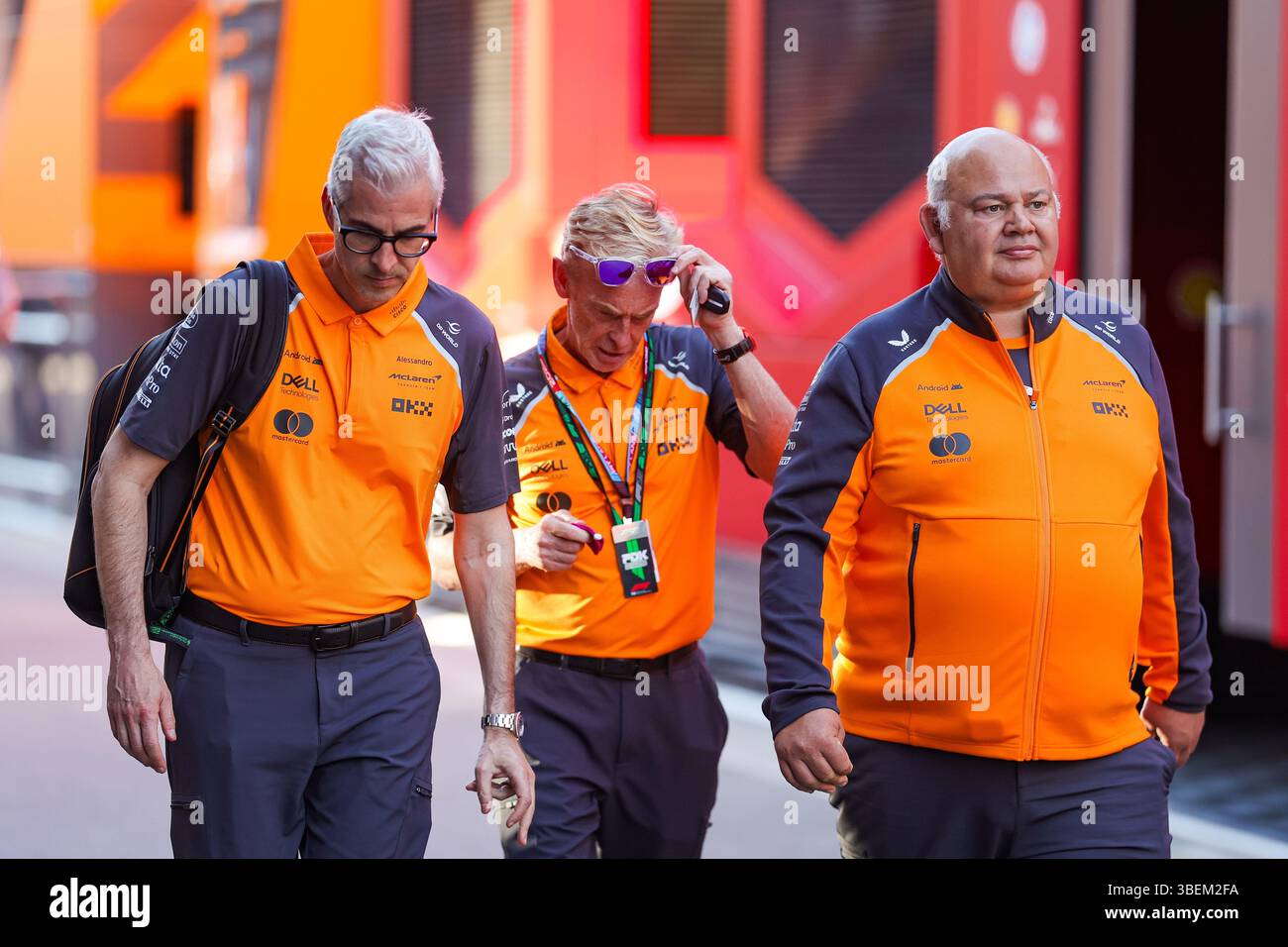 ALUNNI BRAVI Alessandro, McLaren F1 Team, MARSHALL Rob (gbr), Chief ...
