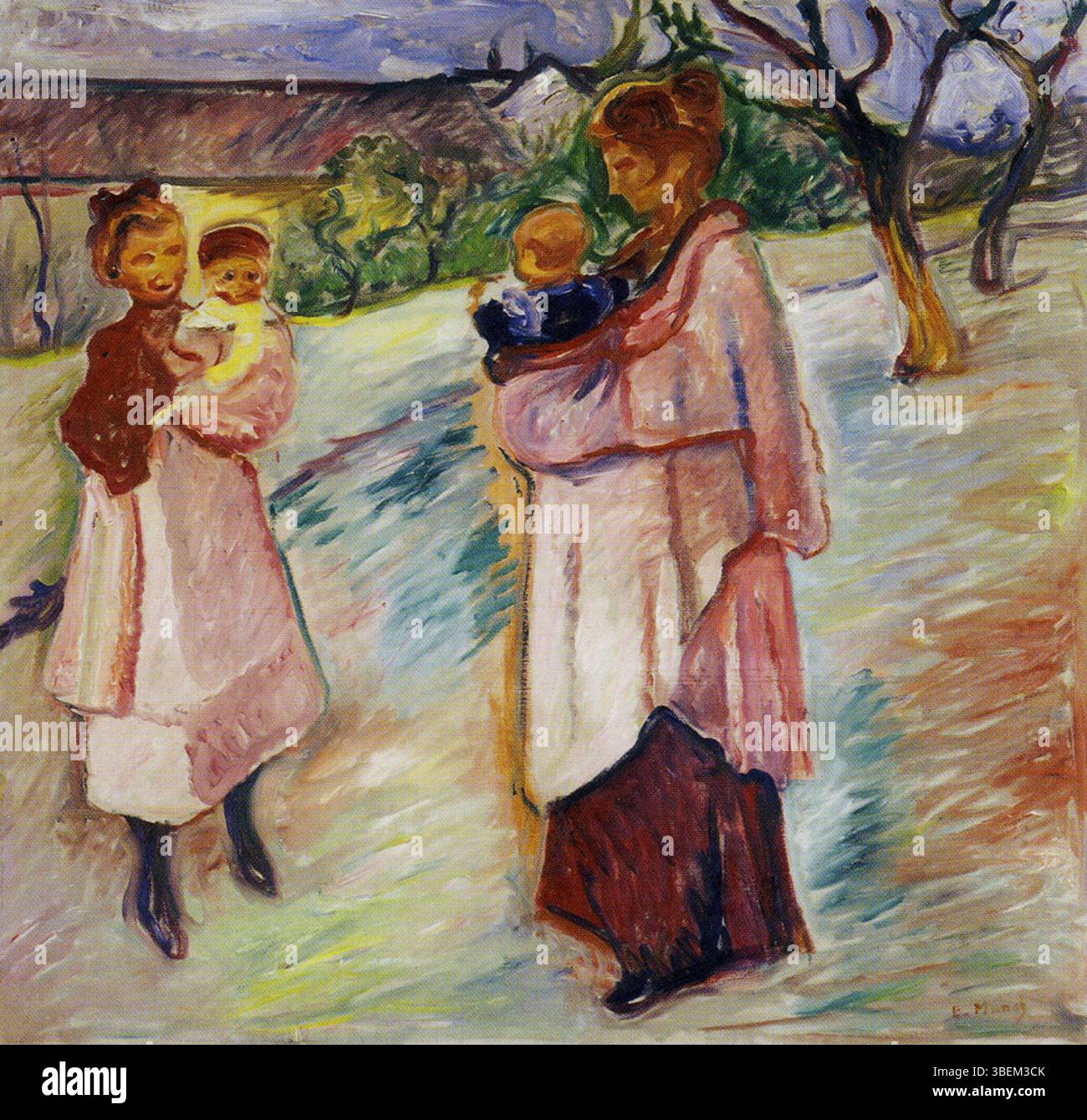 *Mothers with Children, Thüringen* (1906) by Edvard Munch explores ...