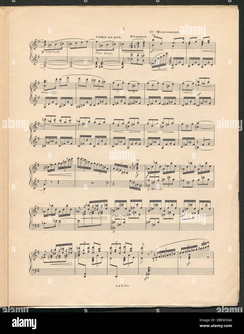 Partition / Partituur Stock Photo - Alamy