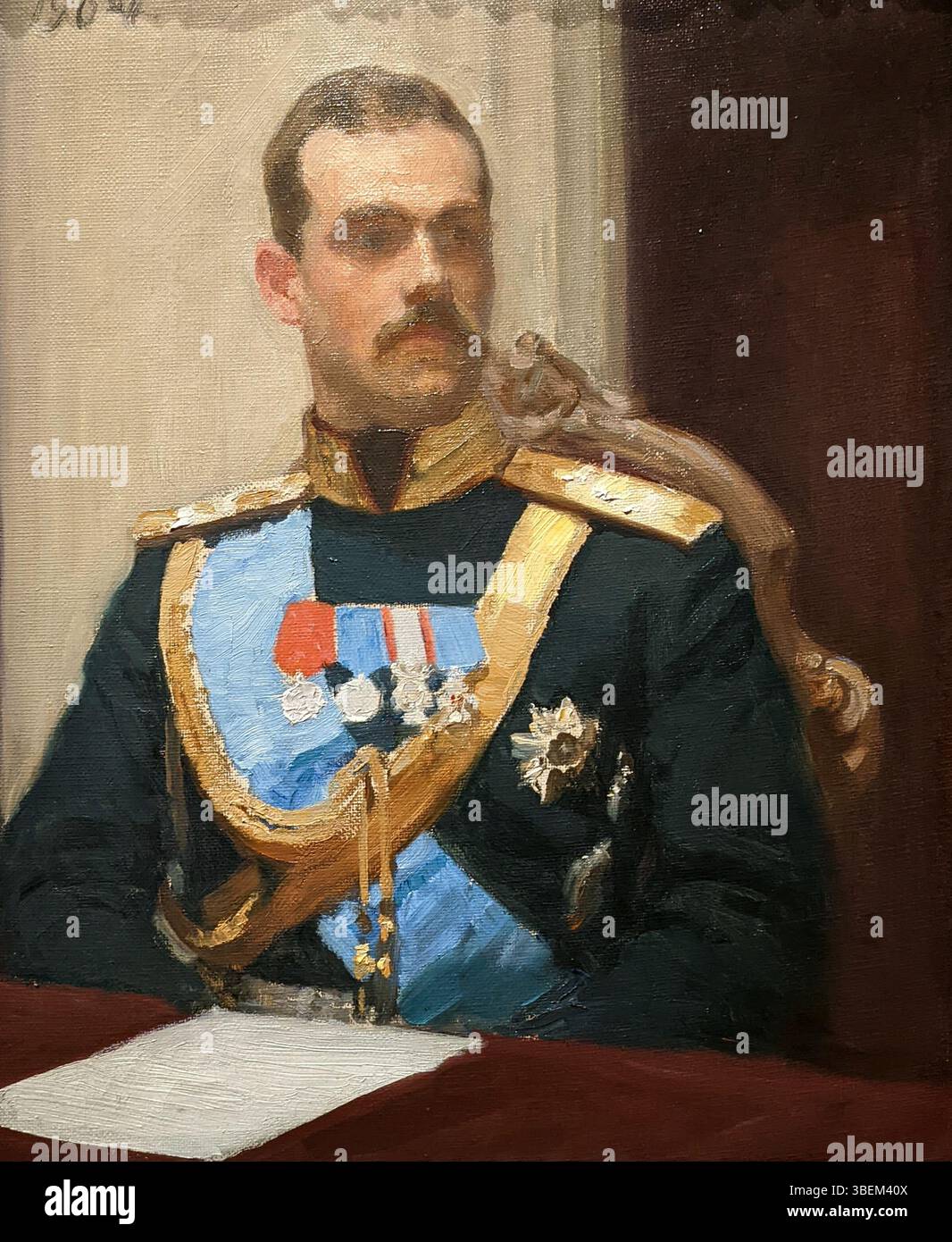 Ilya Repin’s *Portrait of Grand Duke Michael* (1904) showcases the ...