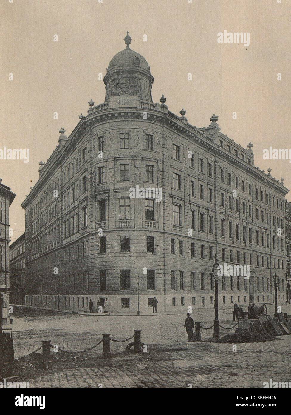 The new Post and Telegraph Directorate building in Vienna, designed by ...