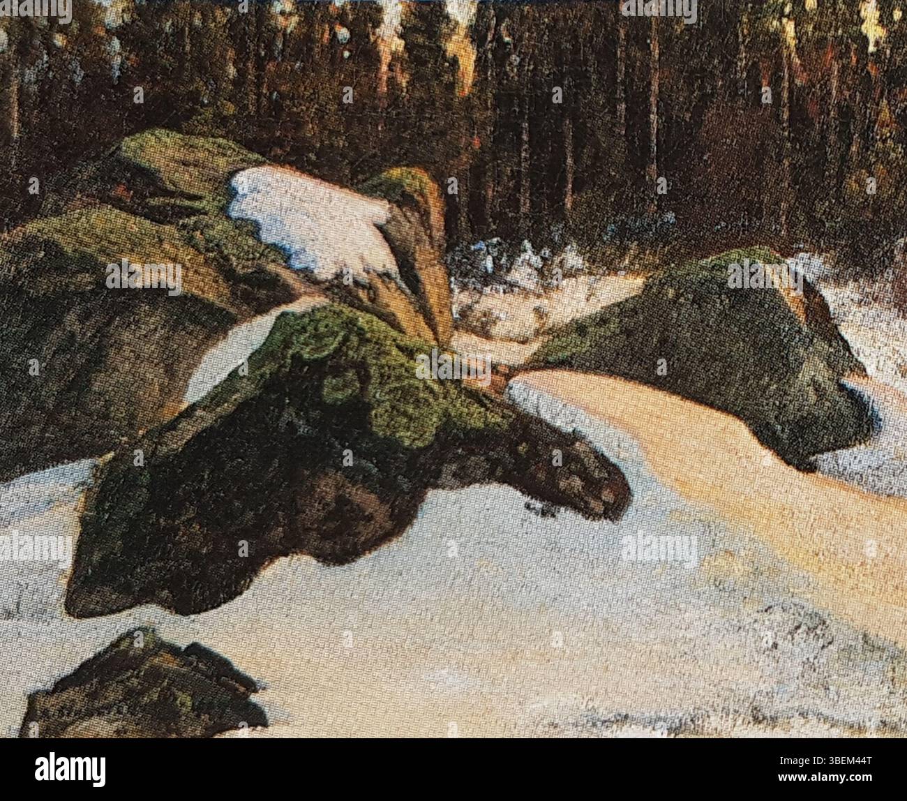 'Spring Evening' by Anshelm Schultzberg, a painting depicting a ...