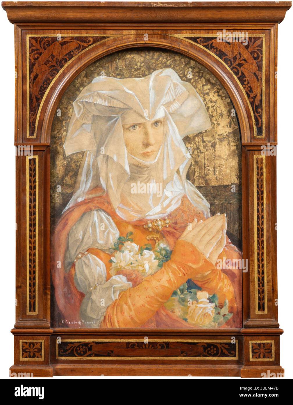 'Elizabeth of Hungary' by Élisabeth Sonrel depicts the medieval queen ...
