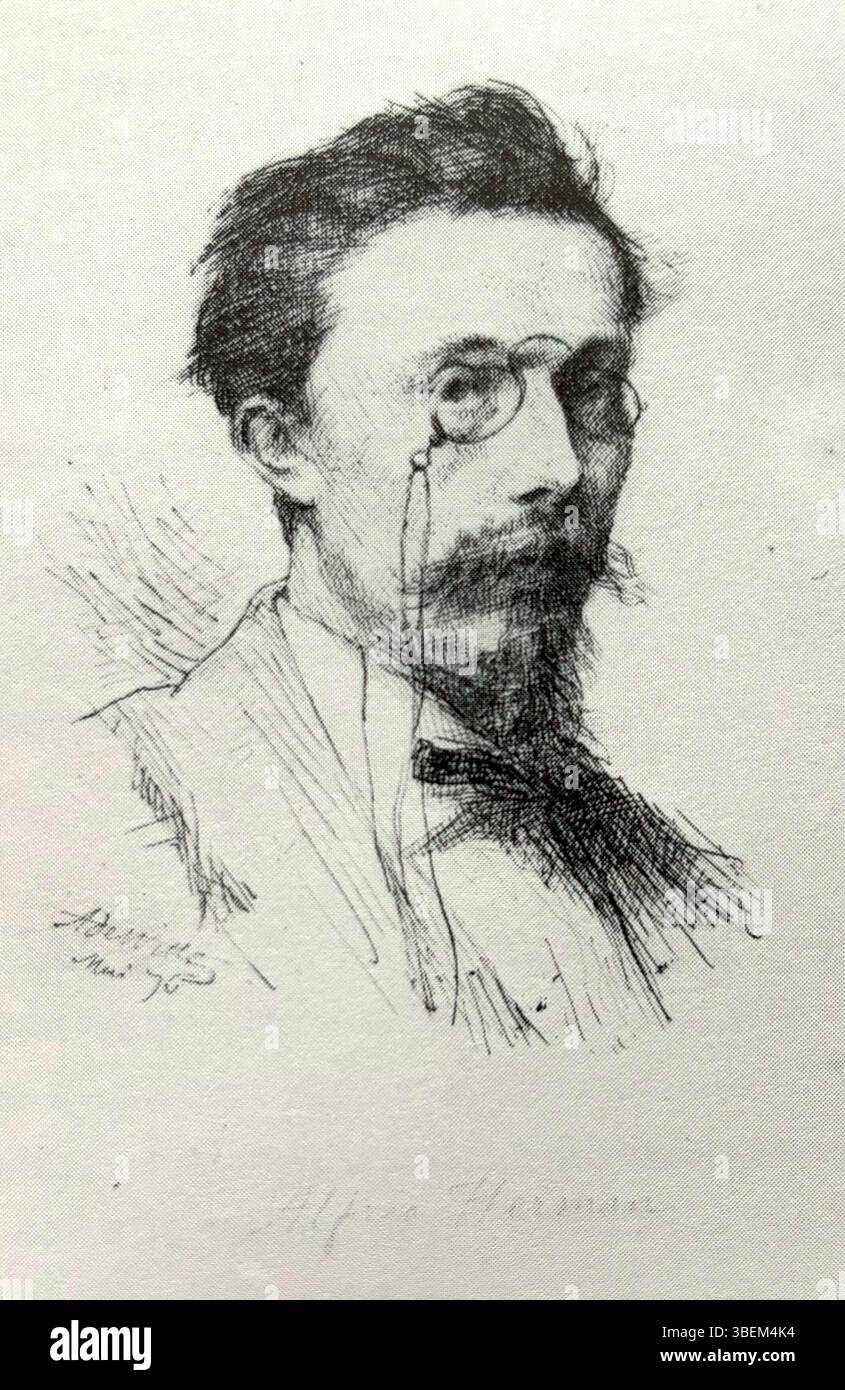 This is a 1876 portrait of Alfred Herman, created by Adrien de Witte ...