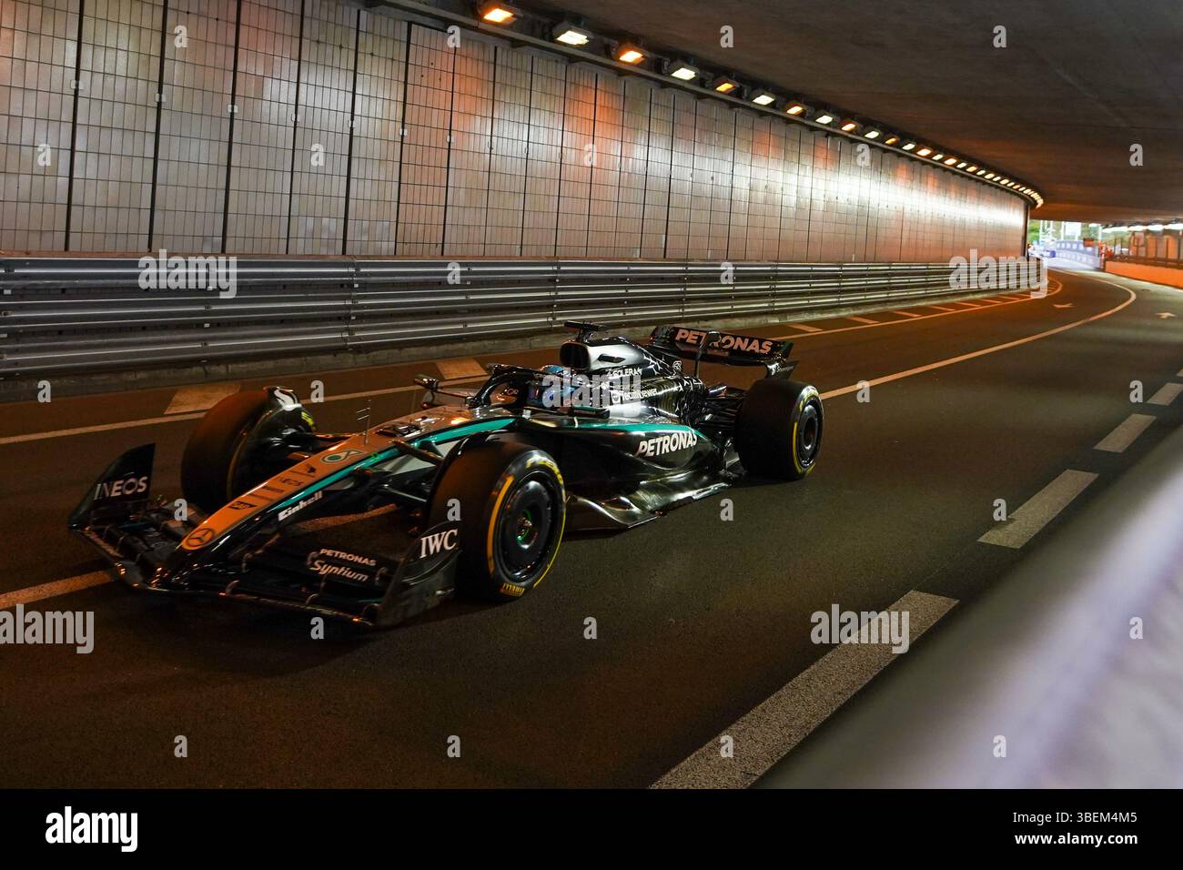 George Russell of UK driving the (63) Mercedes-AMG Petronas F1 Team F1 ...
