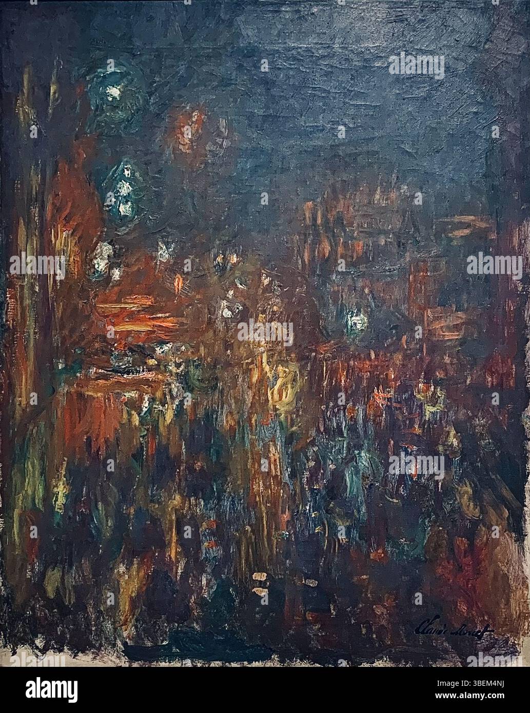 Claude Monet's 1901 painting of Leicester Square in London, created at ...