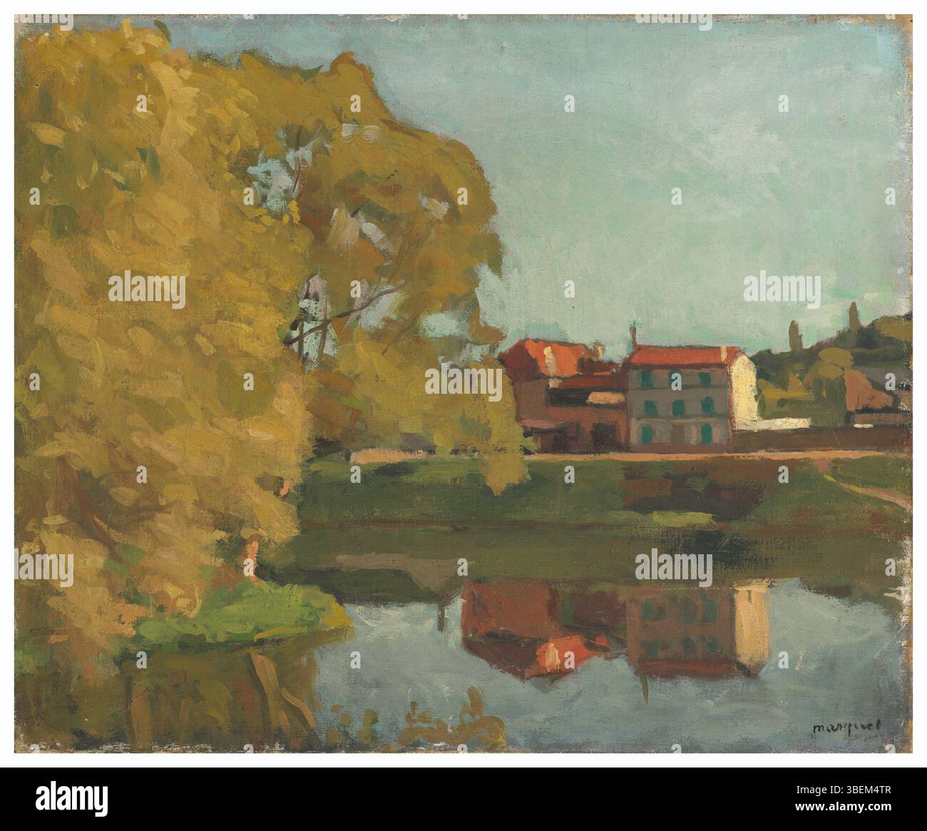 'Maisons à Billancourt' is a circa 1903-04 painting by Albert Marquet ...