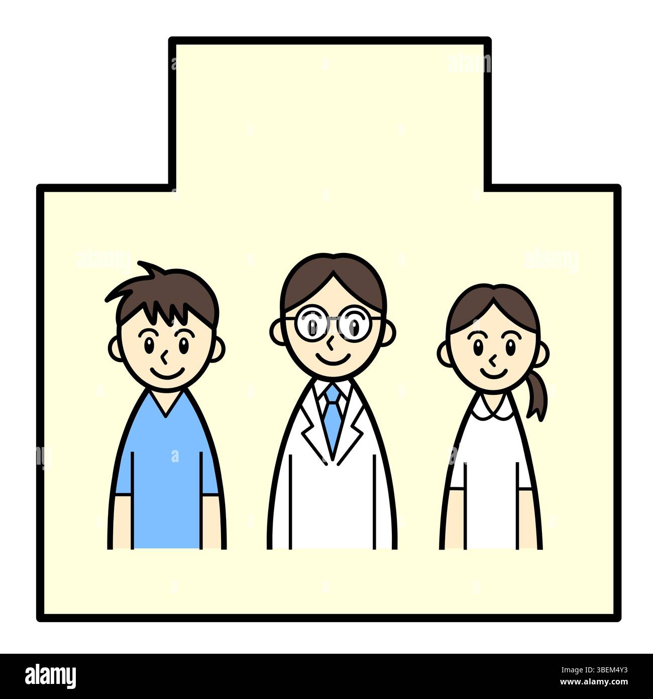 Hospital people Cut Out Stock Images & Pictures - Alamy