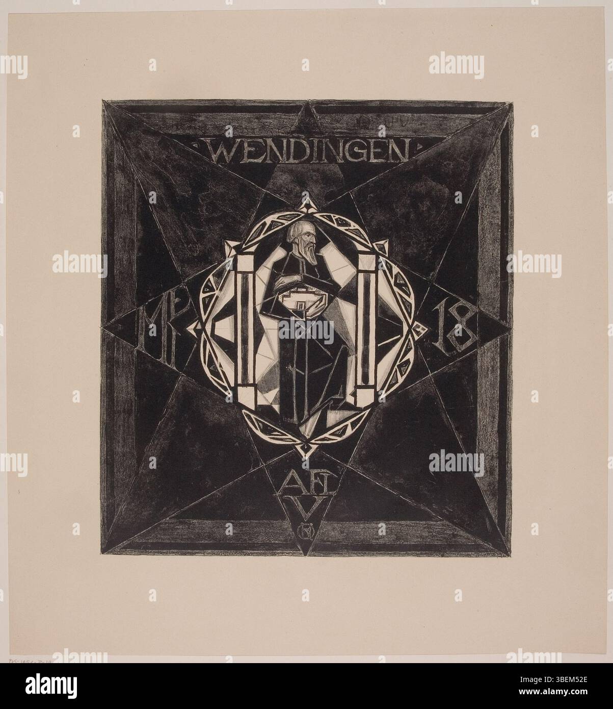 This cover design for the journal Wendingen, created by Richard N ...