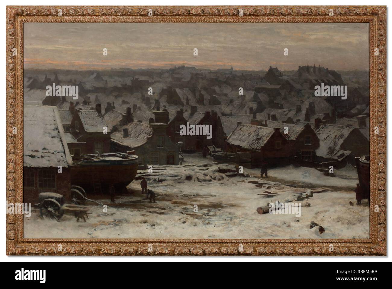 *Scheveningen in Winter* (1891) by Willem Bastiaan Tholen captures a ...
