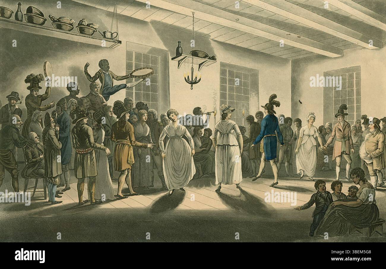 This 1807 watercolor by George Henriot and Joseph Constantine Stadler ...