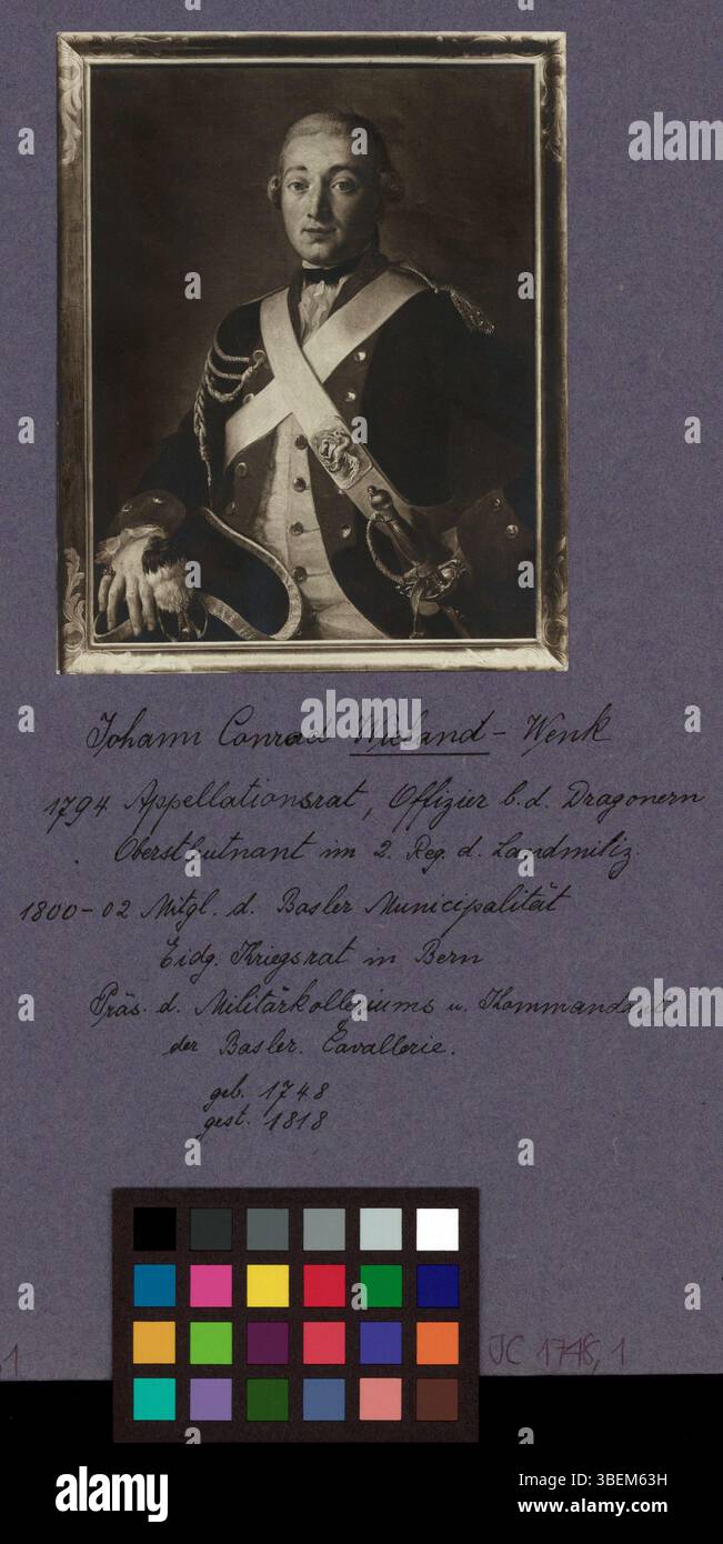 This black-and-white photograph from between 1700 and 1799 shows a ...