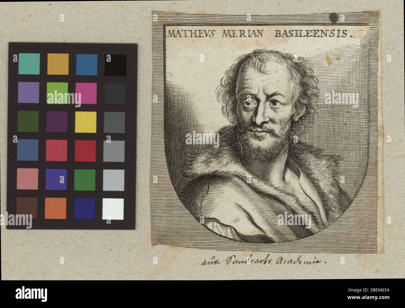 This copper engraving by Philipp Kilian, created around 1675, depicts ...