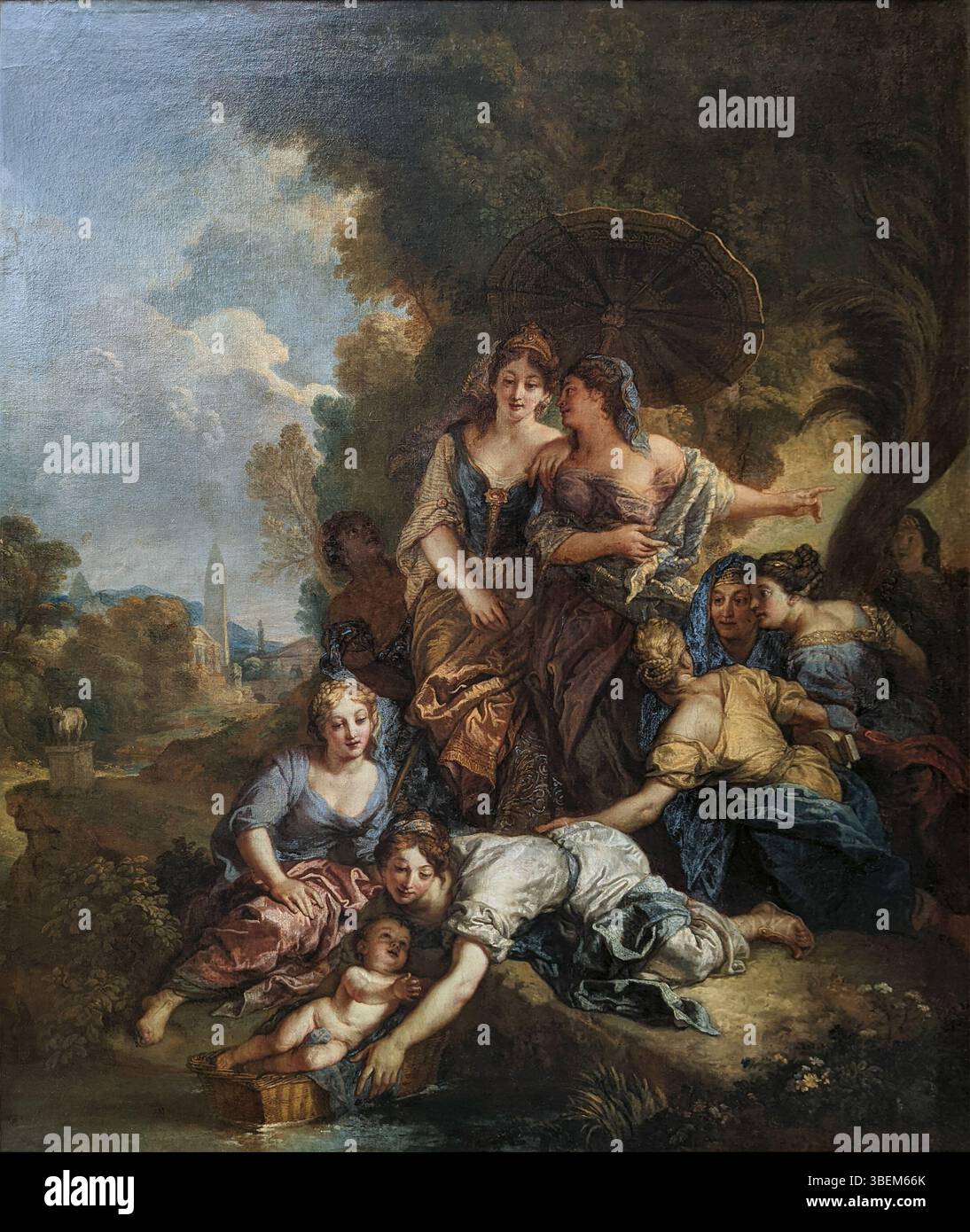 The 'Finding of Moses' by Charles de La Fosse (1636–1716) depicts the ...