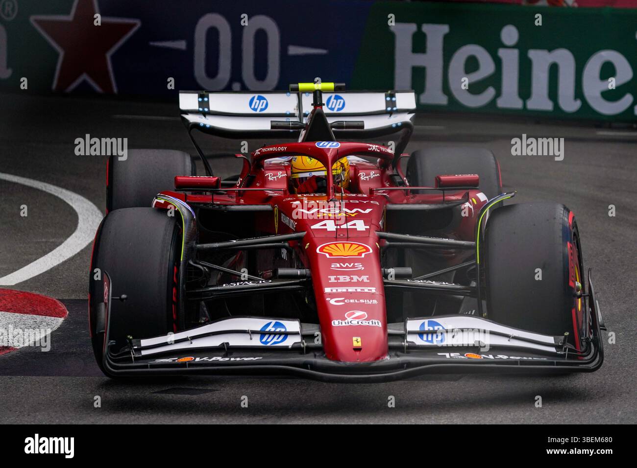 Lewis Hamilton of UK driving the (44) Scuderia Ferrari HP SF-25 Ferrari ...