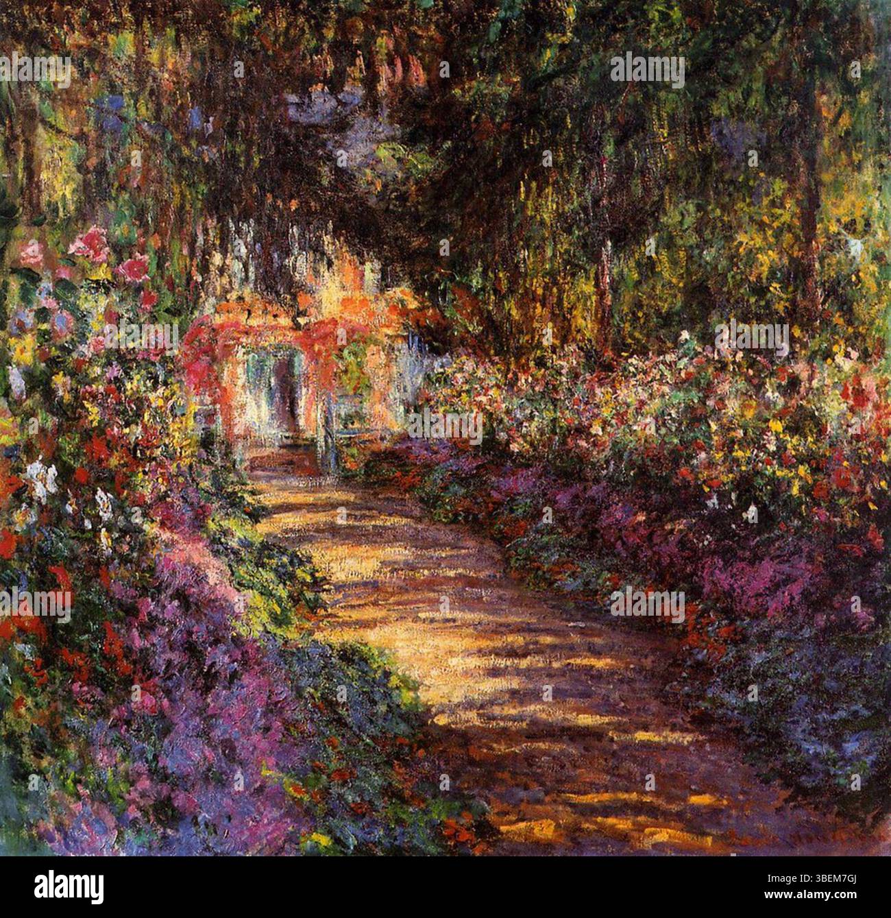 A painting by Claude Monet, dated January 1, 1856, showcases the ...