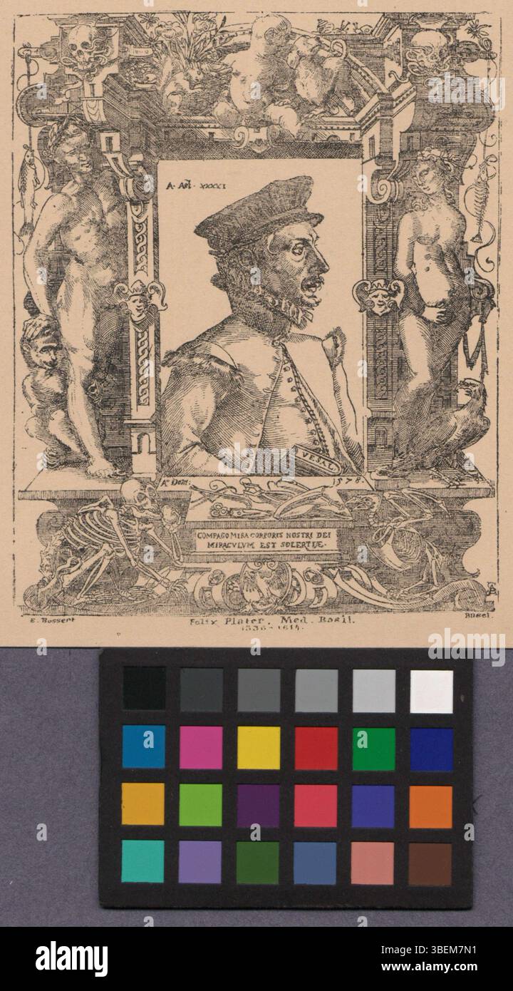 This black-and-white print from 1578, attributed to E. Bossert ...