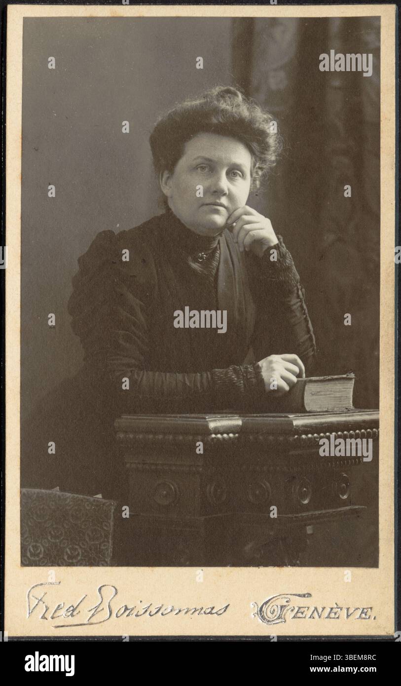 A photograph by Fred Boisonnas from 1900-1903 featuring Georgia Lydia ...