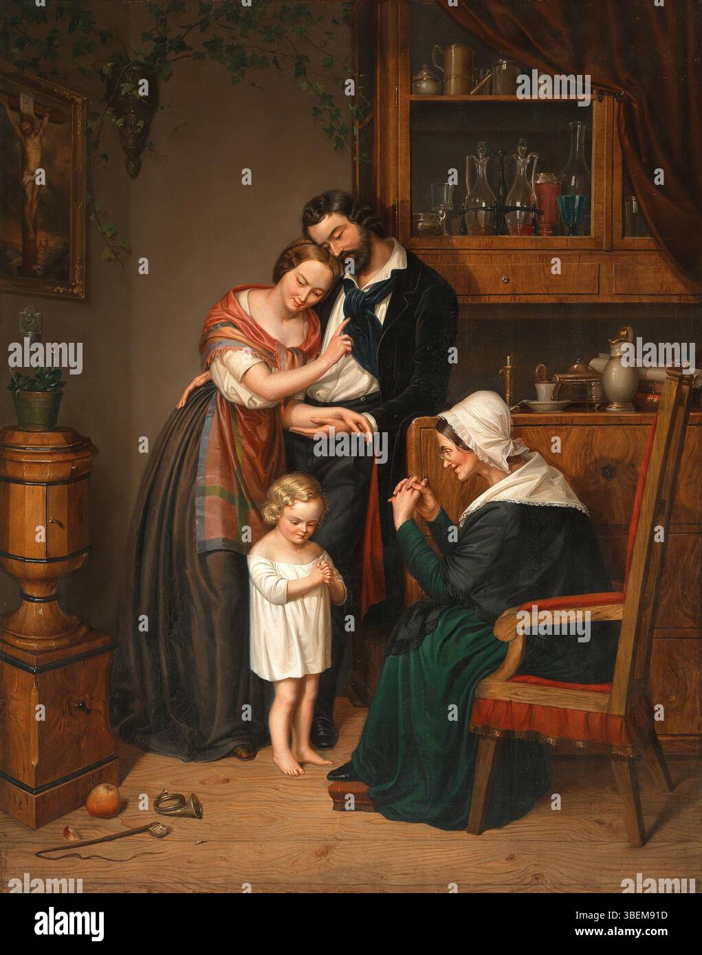 Biedermeier painting hi-res stock photography and images - Alamy