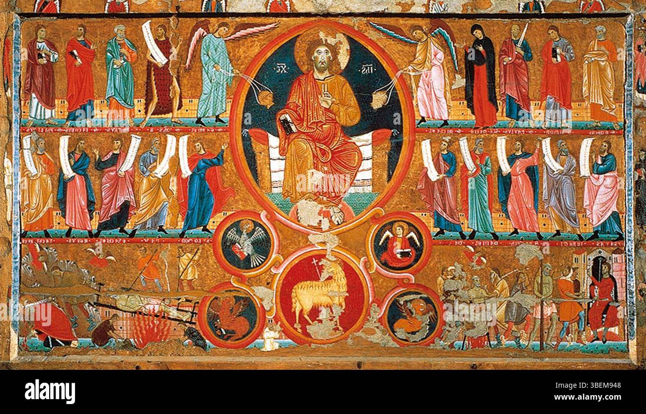'Christ in Glory' by the Master of San Felice di Giano, dated to around ...