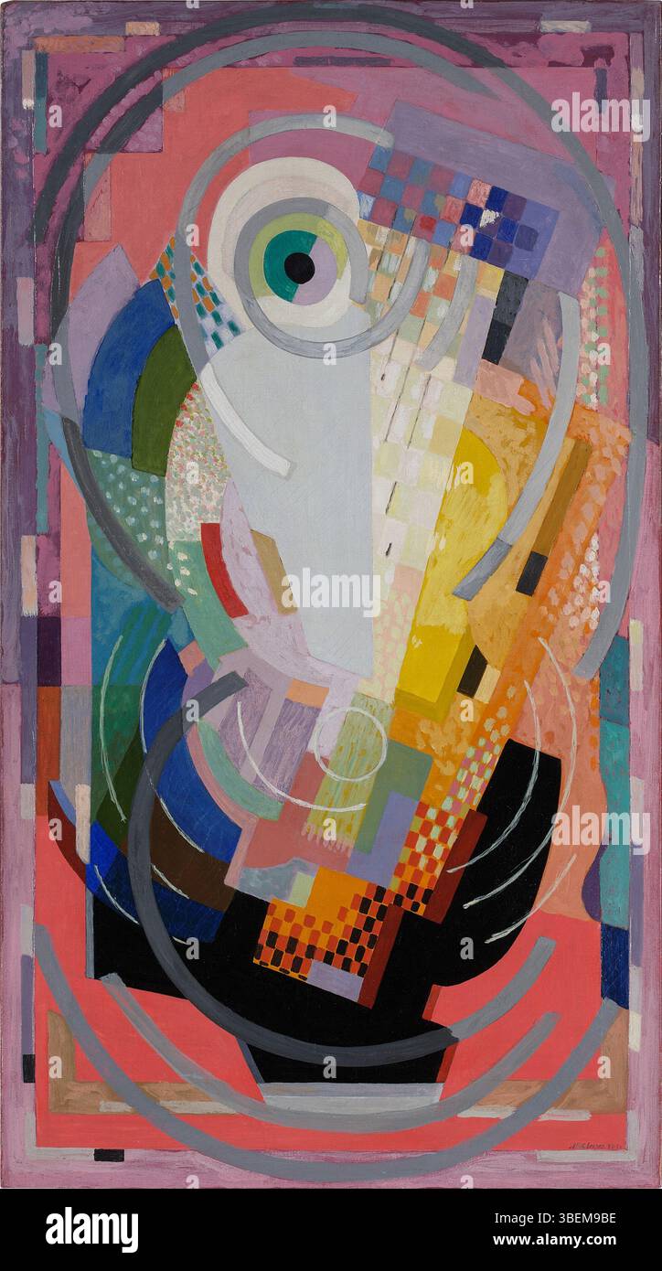 Abstract representation of interconnected shapes hi-res stock ...